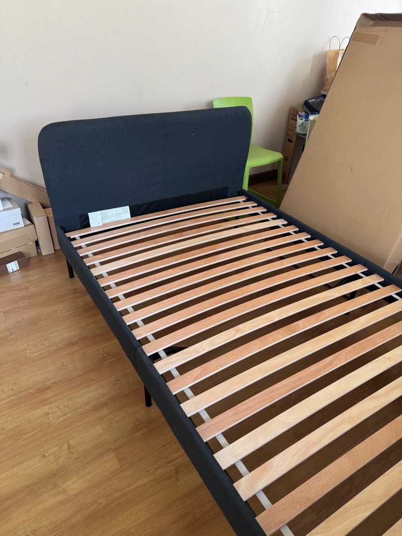 Ikea Slattum 120x200cm bed frame, Furniture & Home Living, Furniture, Bed Frames & Mattresses on ...