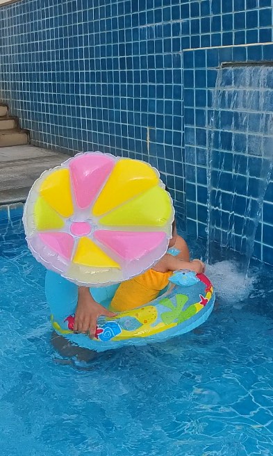 Inflatable Floater for Babies, Hobbies & Toys, Toys & Games on Carousell