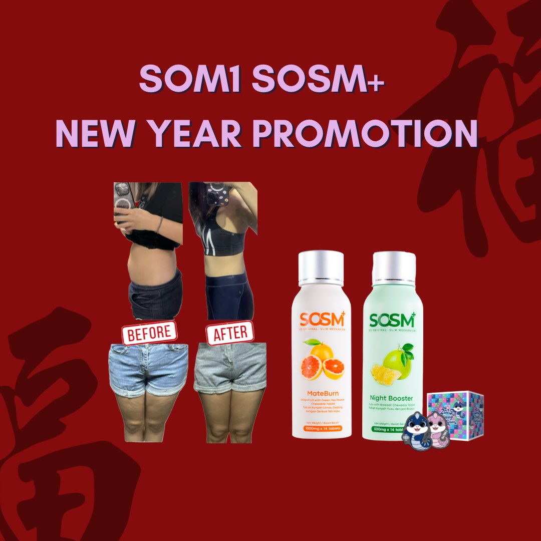 [INSTOCK] SOSM+ MATEBURN AND NIGHT BOOSTER, Health & Nutrition, Health ...