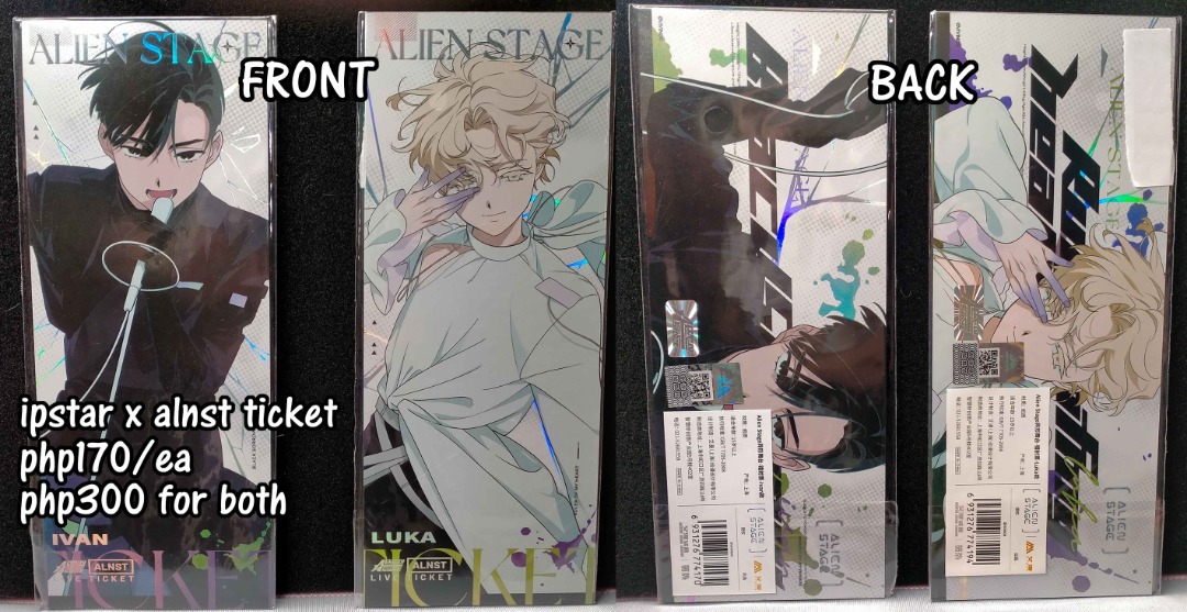 ipstar x Alien Stage Ticket [Ivan, Luka], Hobbies & Toys, Memorabilia ...