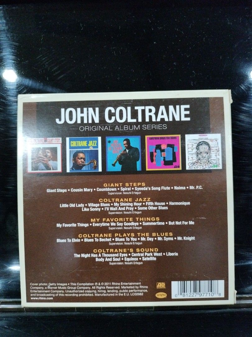 John Coltrane Original Album Series (Giant Steps, Coltrane Jazz, My ...