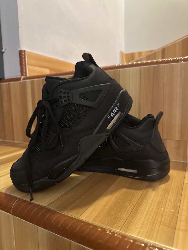 Jordan Air Vietnam Sepatu Hitam Full Black, Fesyen Pria, Sepatu ...