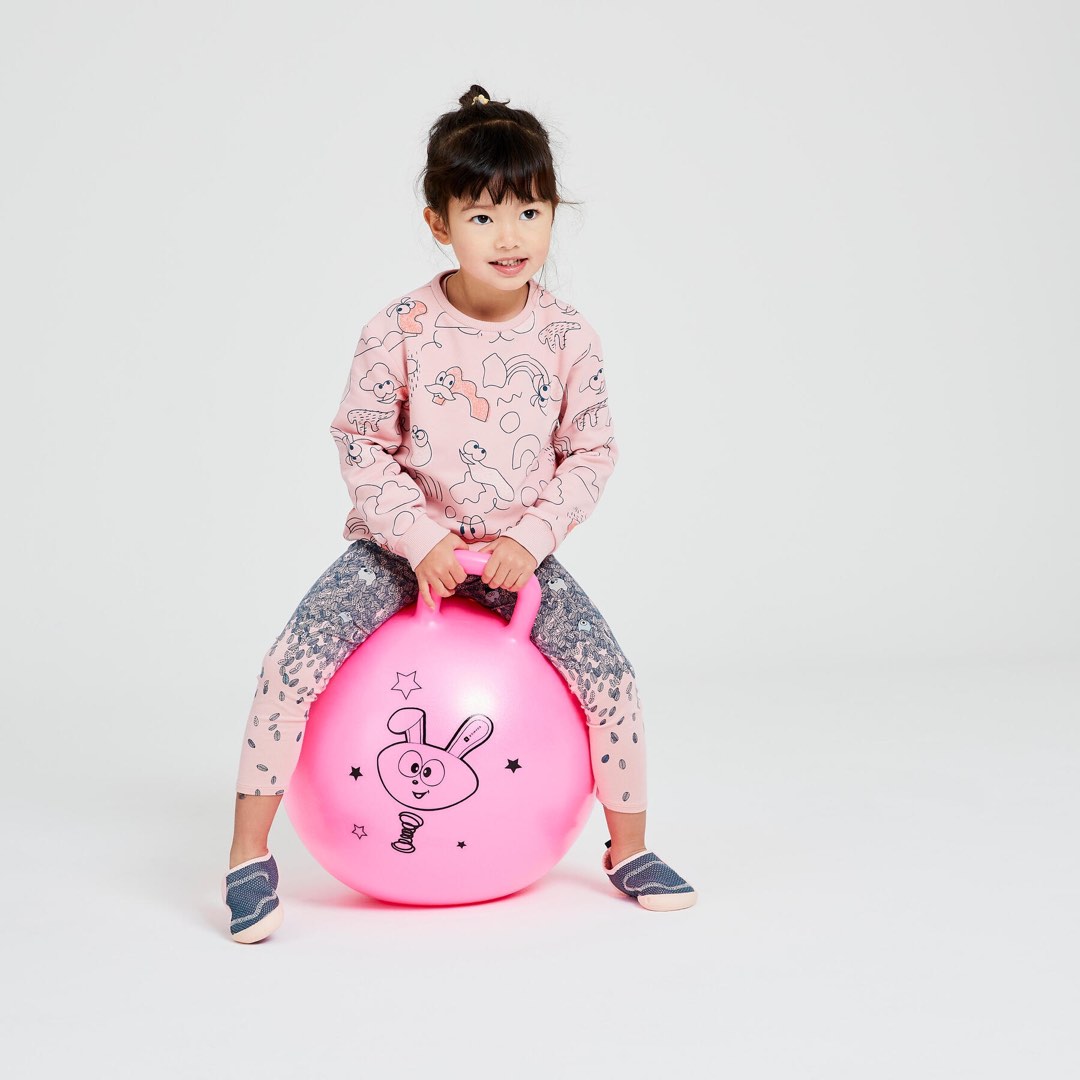 Kids' Gym Hopper Ball Resist 45 cm - Pink, Hobbies & Toys, Toys & Games ...
