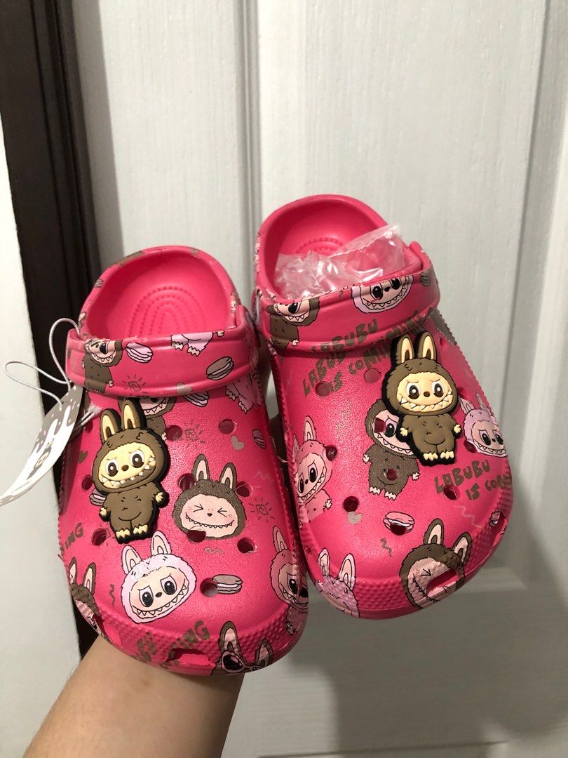 Labubu crocs for kids, Babies & Kids, Babies & Kids Fashion on Carousell