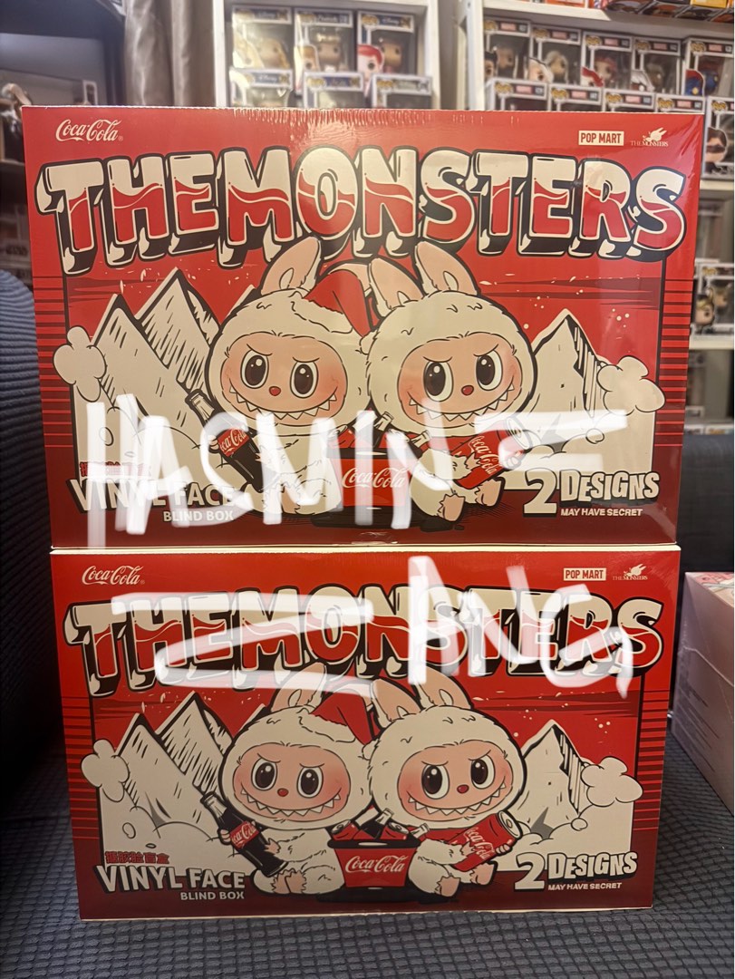 Labubu THE MONSTERS x COCA-COLA Series Vinyl Plush (Happy Factor and ...