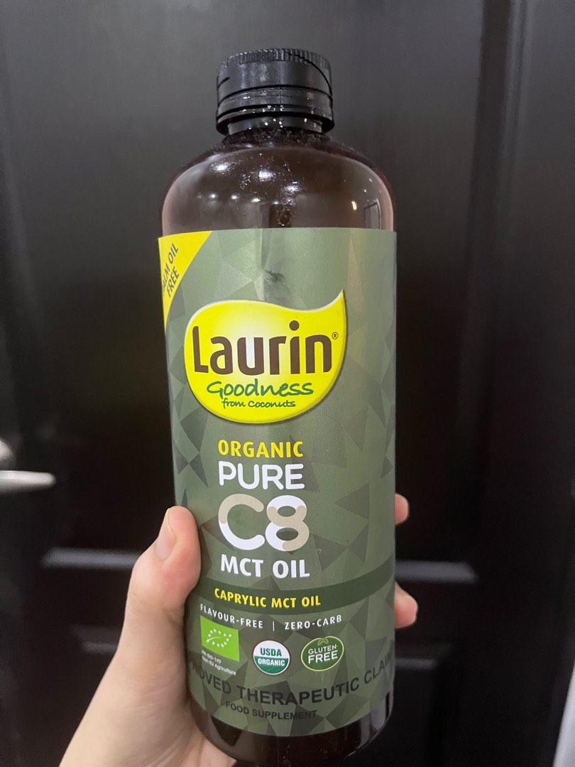Laurin Pure C8 MCT OIL, Health & Nutrition, Health Supplements, Health ...