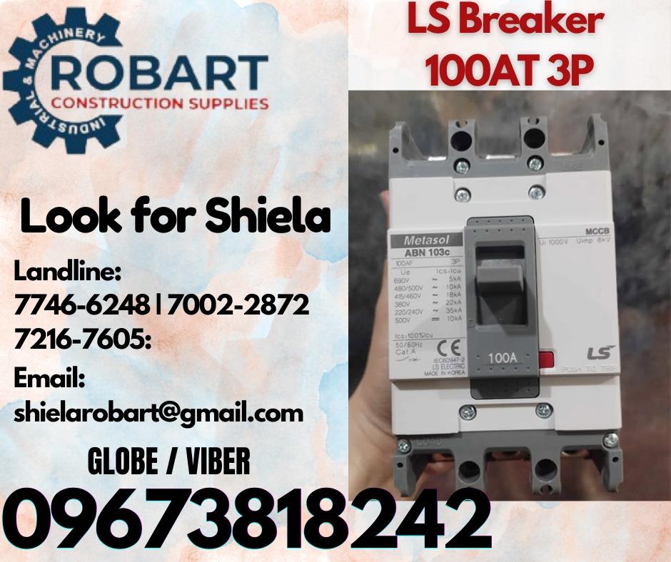 LS Breaker 100AT 3P, Everything Else, Looking For on Carousell