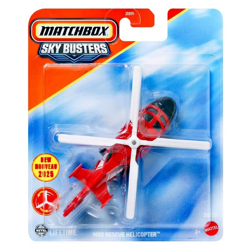 MATCHBOX SKY BUSTERS 2025 MBX Rescue Helicopter Diecast, Hobbies & Toys ...