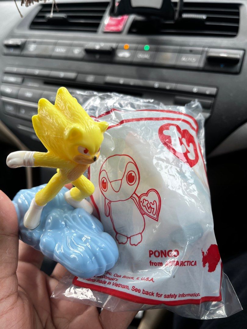 Mcd Sonic and plushie penguin, Hobbies & Toys, Toys & Games on Carousell