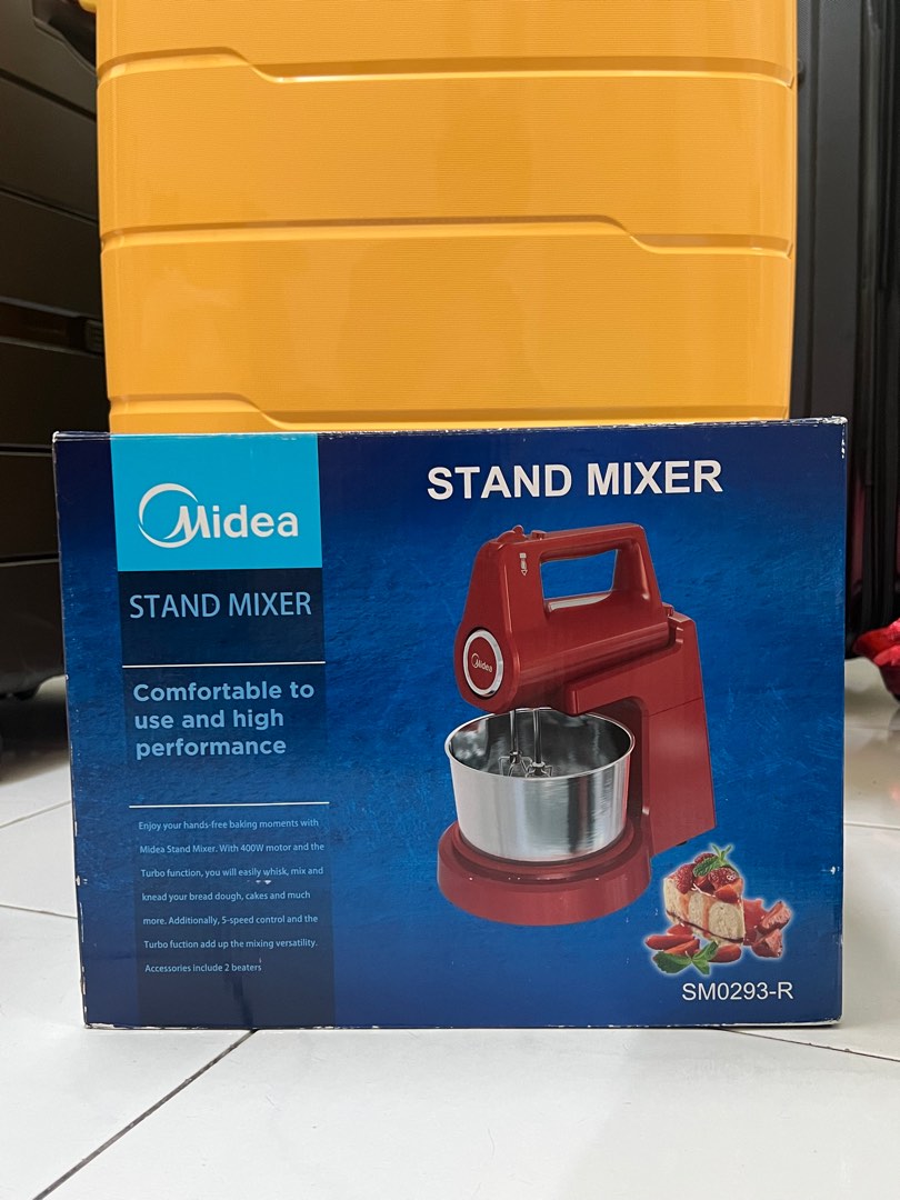 Midea Stand Mixer SM0293-R, TV & Home Appliances, Kitchen Appliances ...