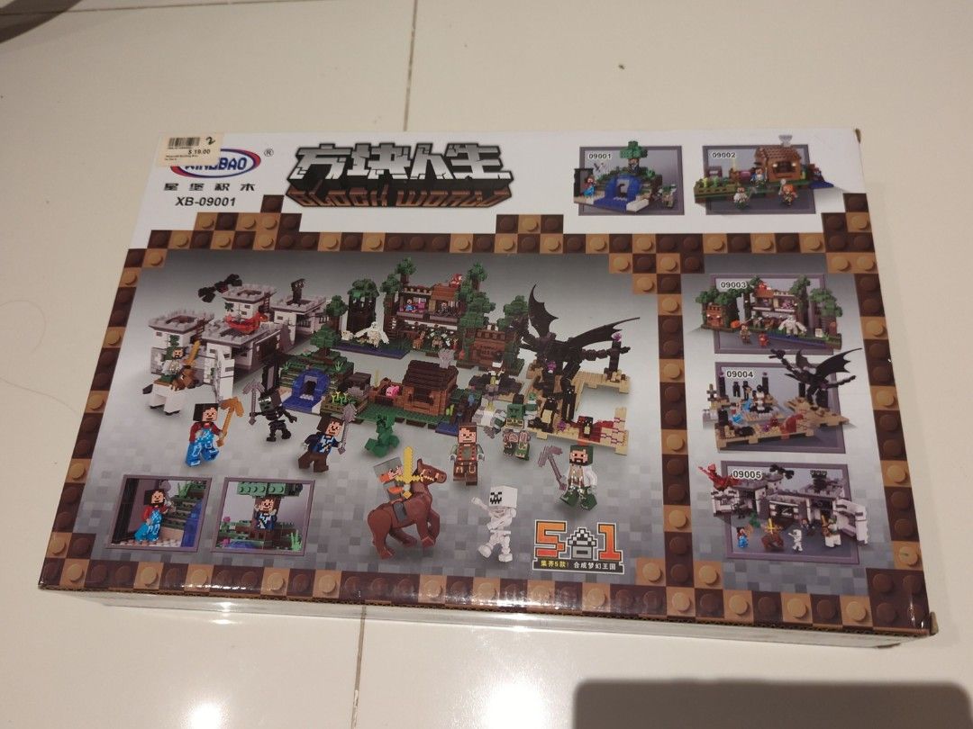 Minecraft building blocks, Hobbies & Toys, Toys & Games on Carousell