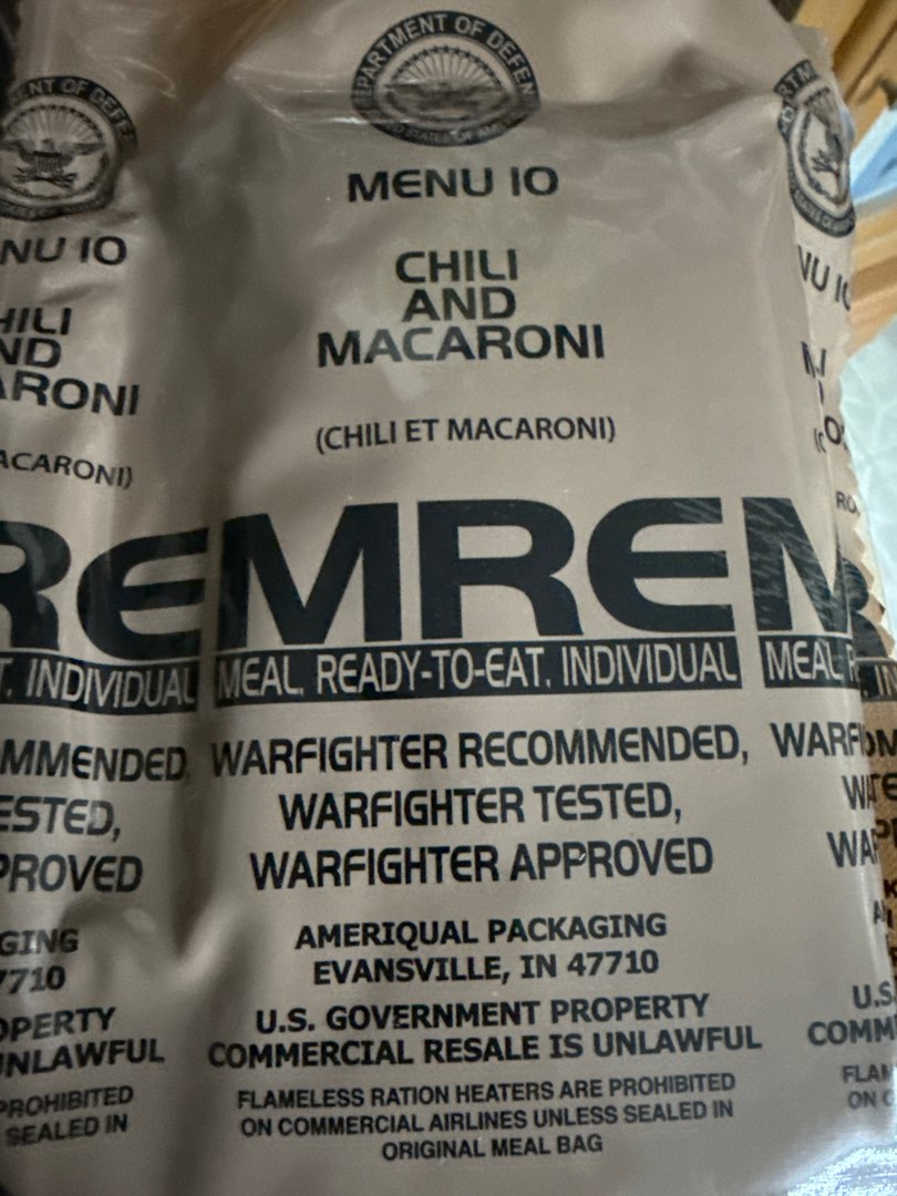 mre 美國 2024年版 CASE A &b 將4/2025返貨, 嘢食 & 嘢飲, 包裝食物&即食食物 - Carousell