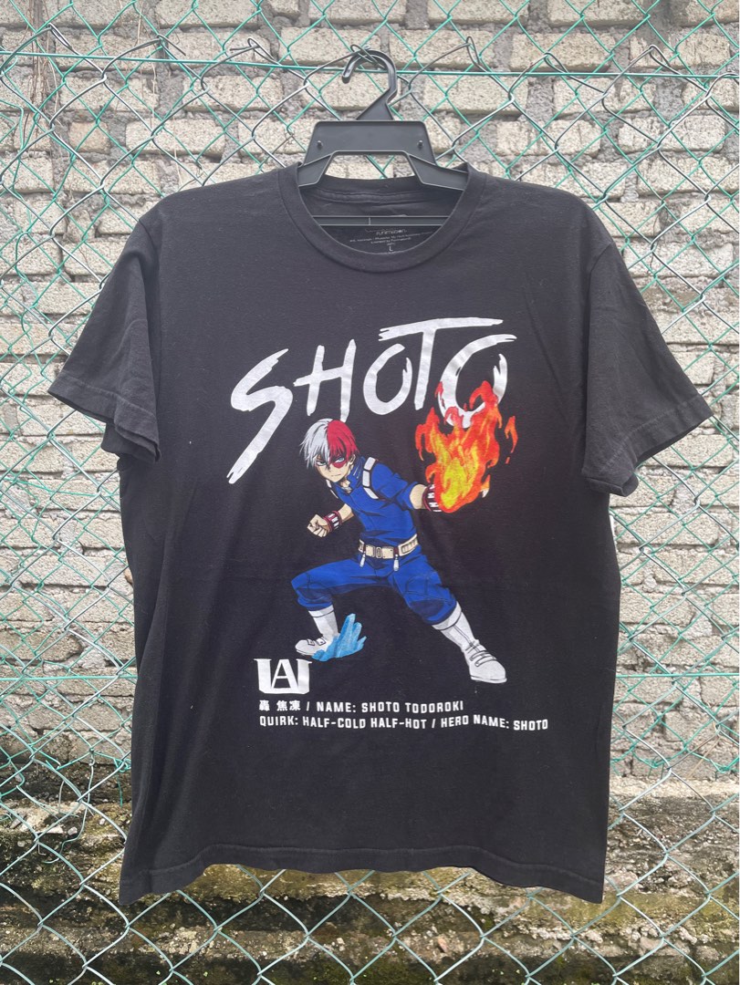 My Hero Academia 'Shoto Todoroki' (Saiz L), Men's Fashion, Tops & Sets ...