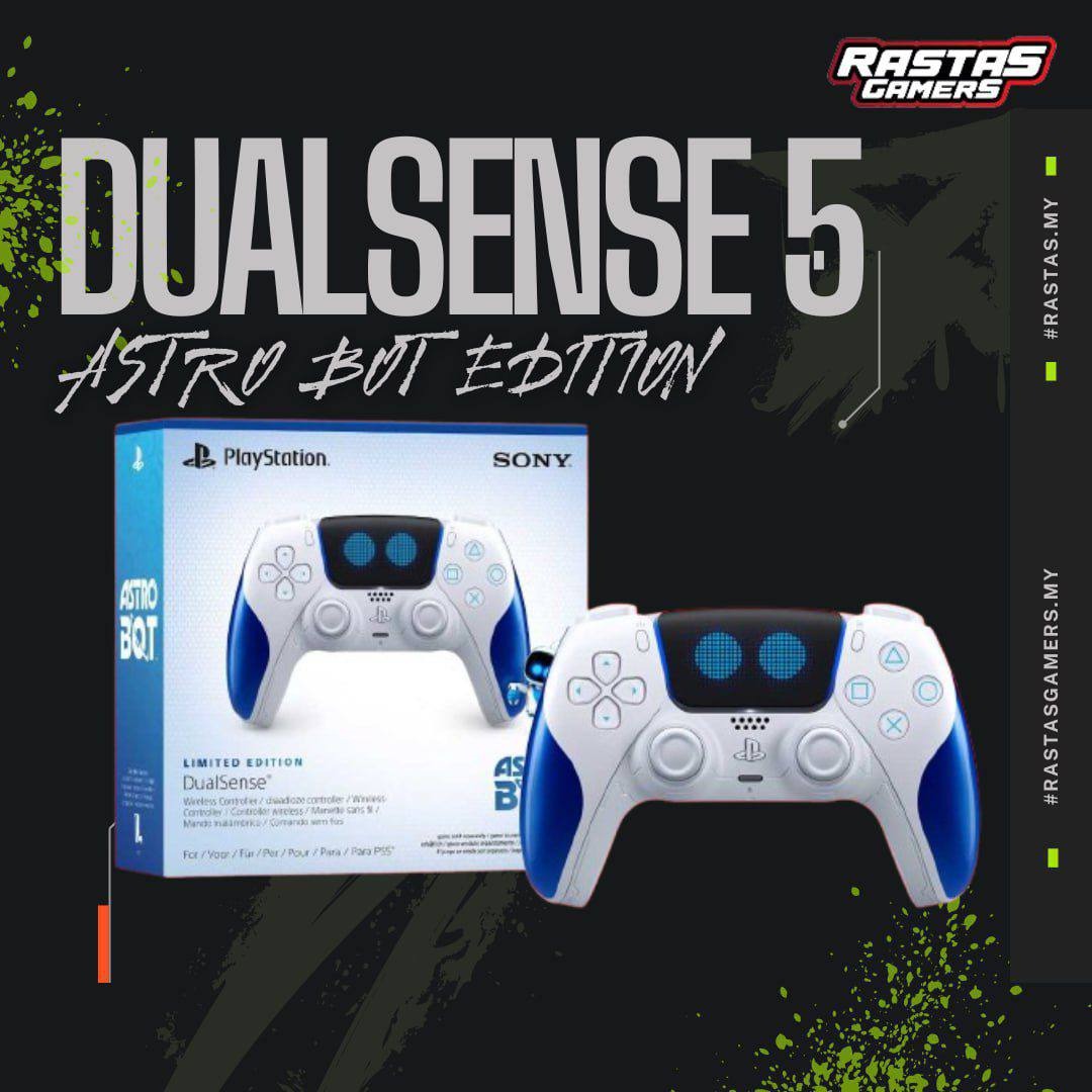 New PS5 Dualsense Wireless Controller Astro Bot Edition, Video Gaming ...