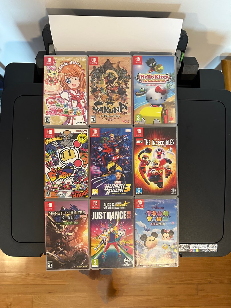 Nintendo Switch game Waku Waku Sweets / Sakuna / Hello kitty cruisers ...