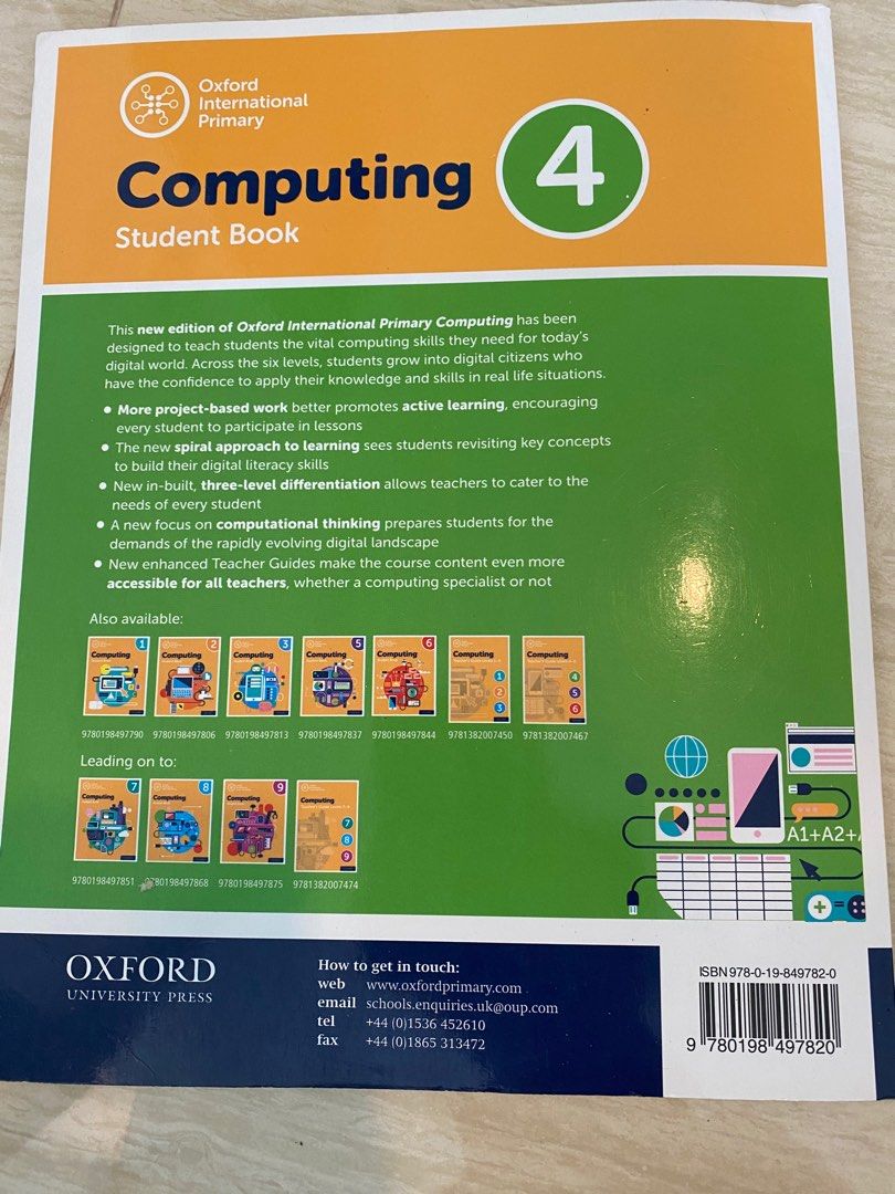 Oxford International Primary Computing, Hobbies & Toys, Books & Magazines, Textbooks on Carousell