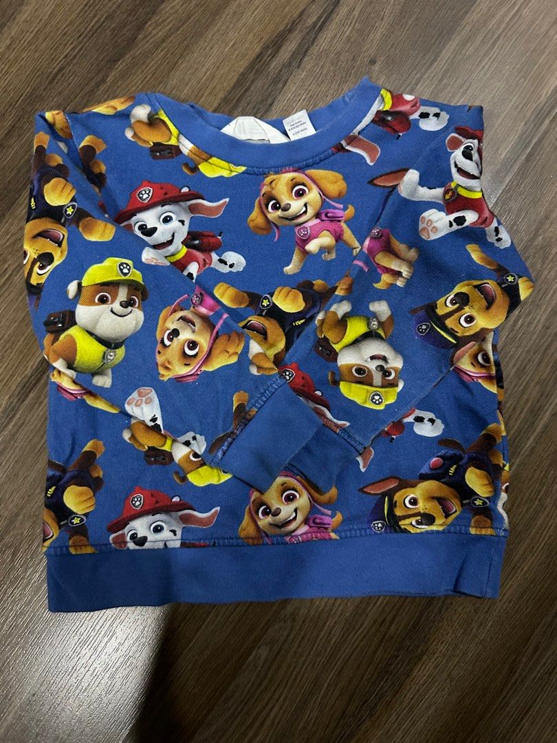 Paw patrol sweater, Babies & Kids, Babies & Kids Fashion on Carousell