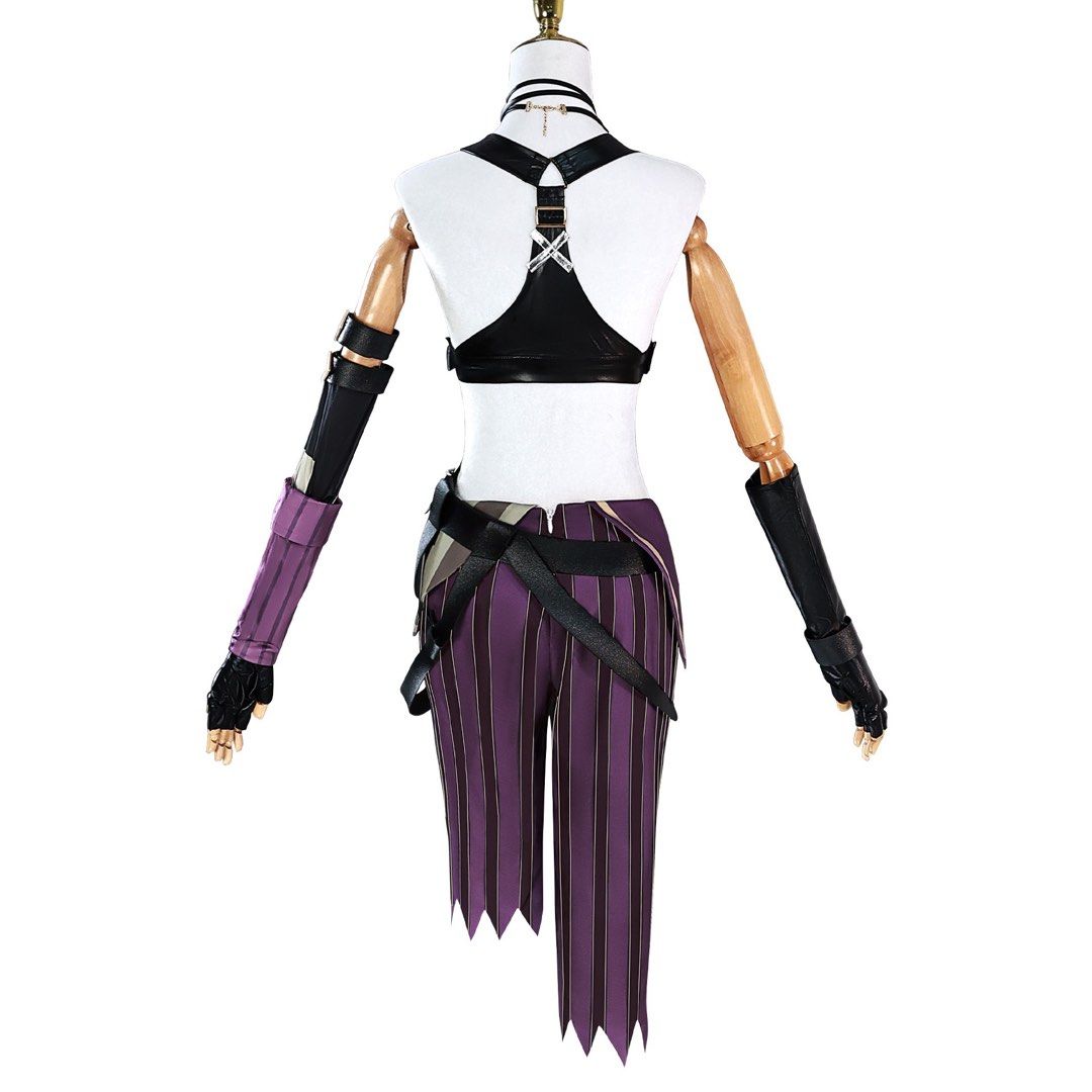 [PO] Jinx Cosplay Arcane League of Legends LOL Costume, Hobbies & Toys ...