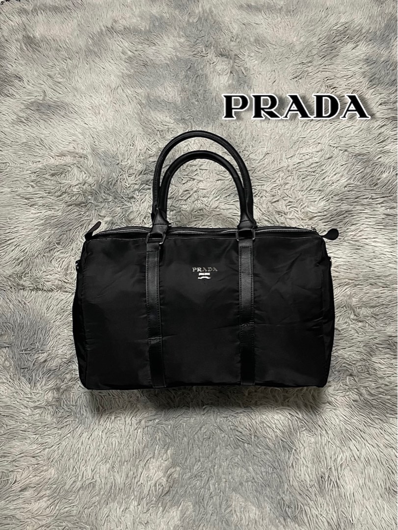 PRADA Boston Bag, Luxury, Bags & Wallets on Carousell