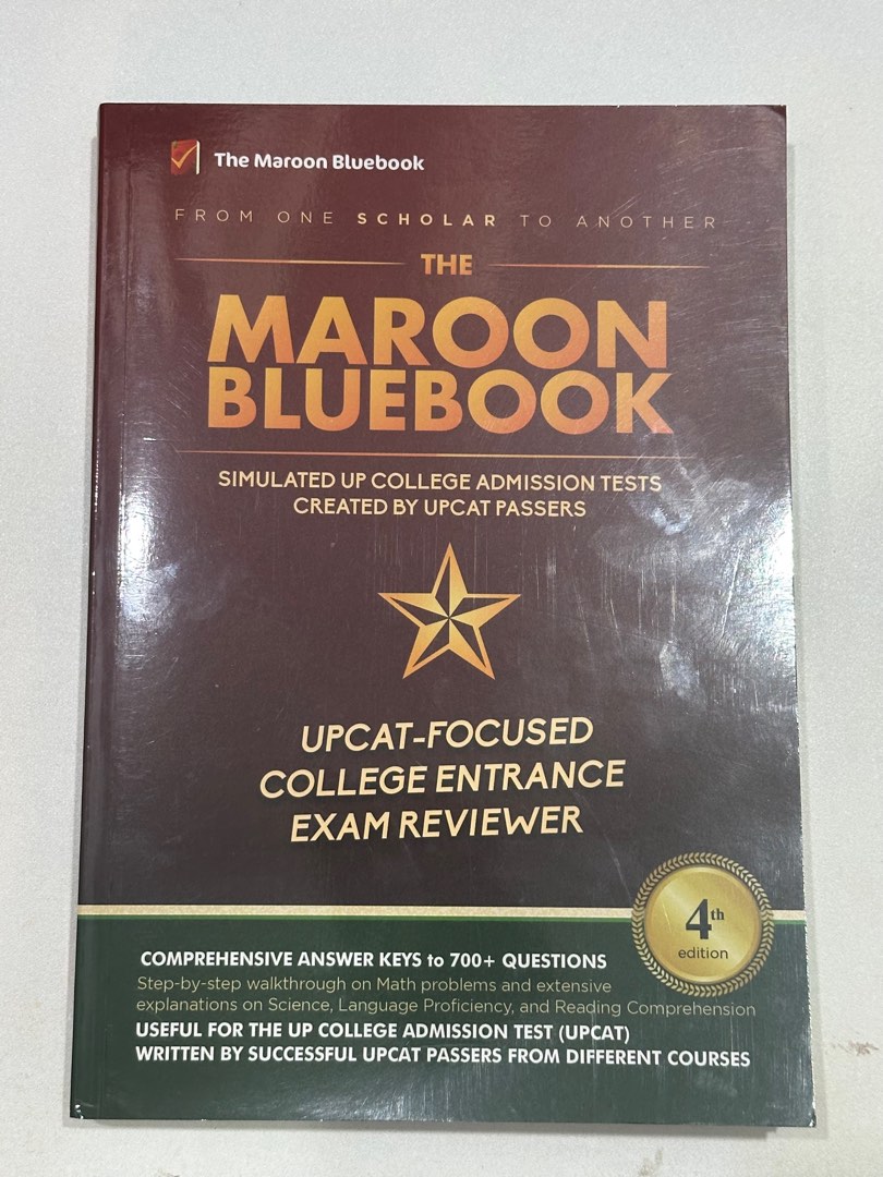 [Pristine Condition] Maroon Bluebook (2024), Hobbies & Toys, Books ...