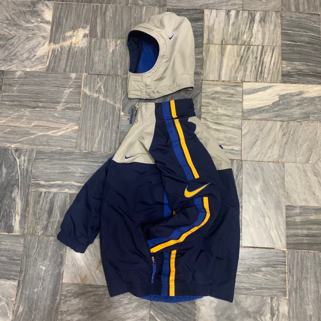 Rare vintage nike puffer x sherpa jacket, Men's Fashion, Coats, Jackets ...