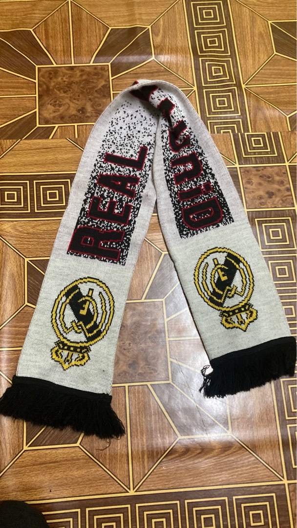 Real Madrid football club mafla bola kain, Men's Fashion, Activewear on ...