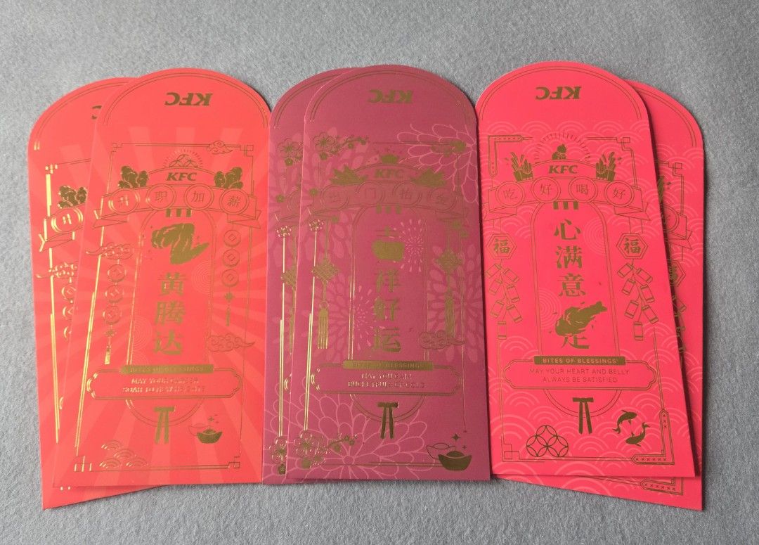 Red Packet Angpao Packet KFC, Hobbies & Toys, Stationery & Craft ...