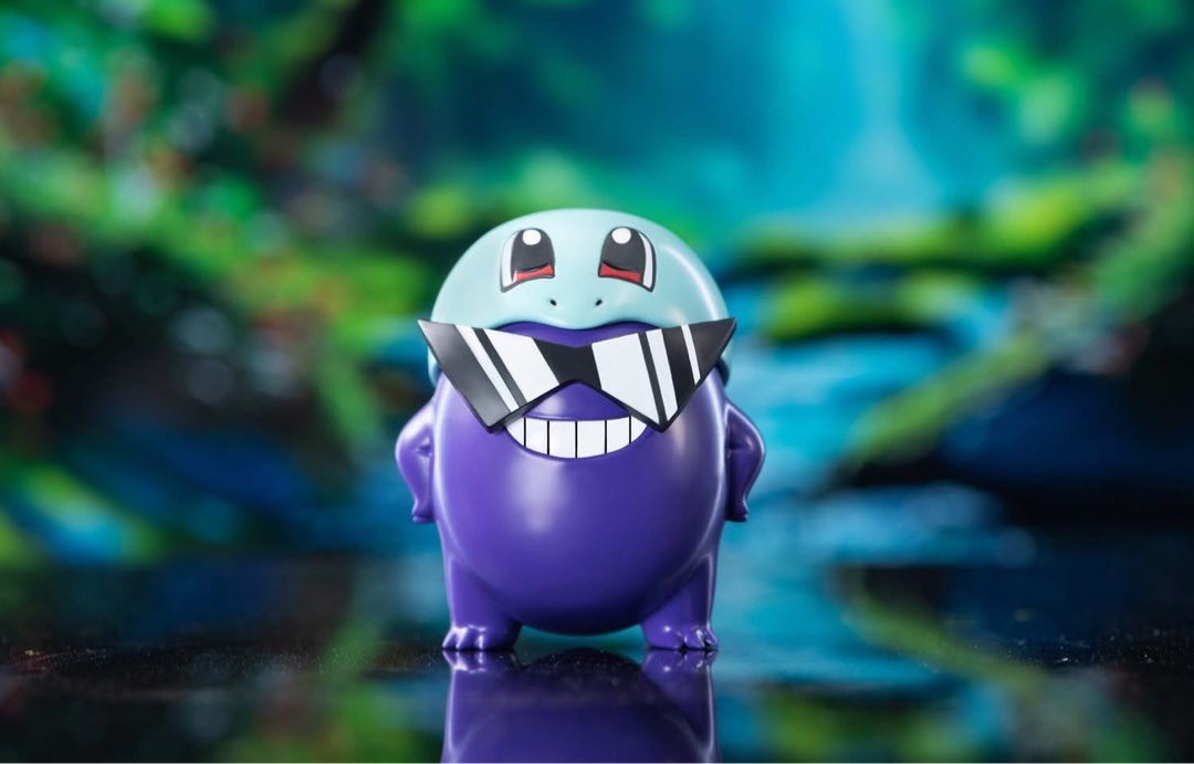 RESIN - Pre Order - Pokemon - Niuzi studio - Gengar with Squirtle hat ...