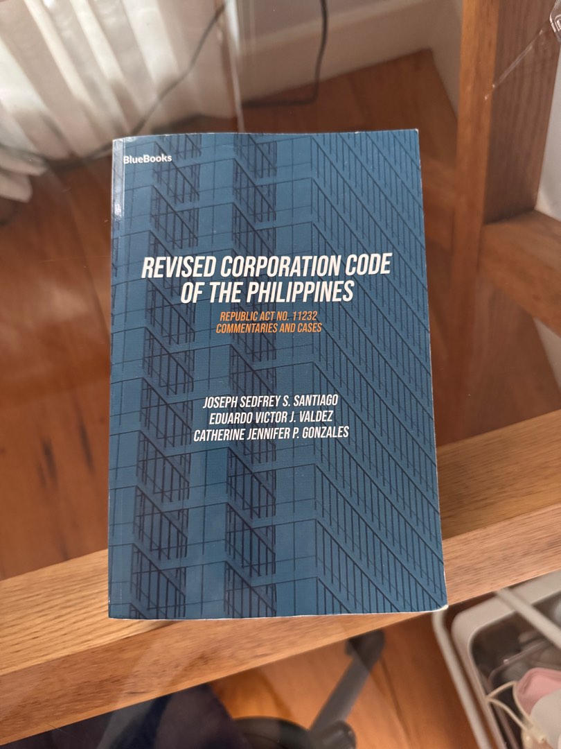Revised Corporate Code of the Philippines BlueBooks, Hobbies & Toys ...