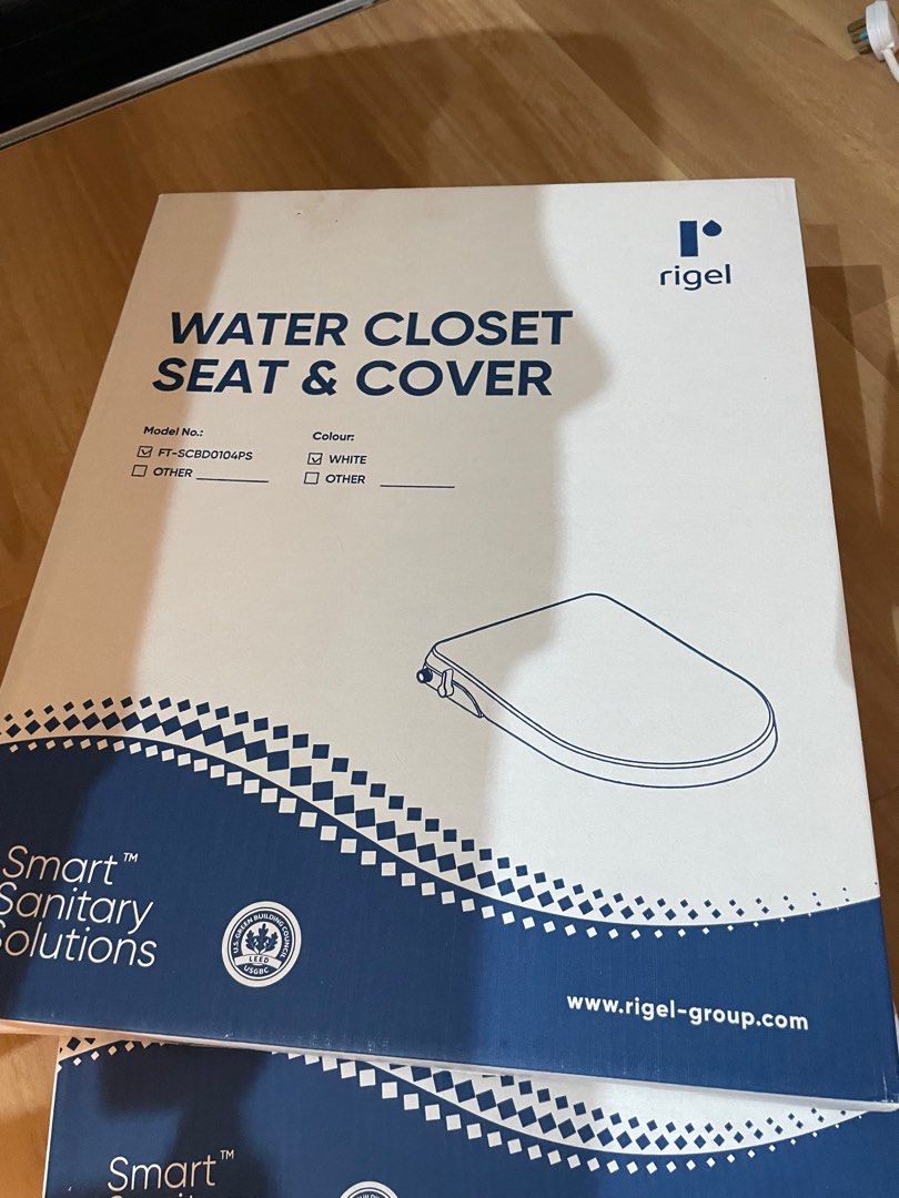 Rigel toilet seat bidet, Furniture & Home Living, Bathroom & Kitchen ...