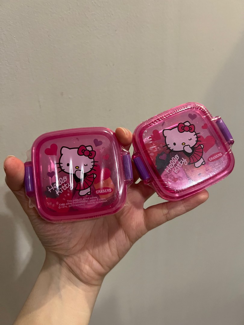 Sanrio Hello Kitty Erasers, Hobbies & Toys, Stationery & Craft ...