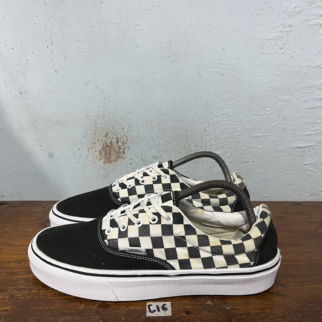 Sepatu second original Vans era chekerboard size 41, Fesyen Pria ...