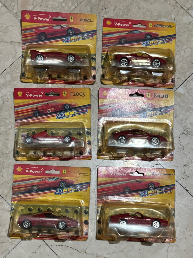 Shell Ferrari collectibles set of 6, Hobbies & Toys, Toys & Games on ...