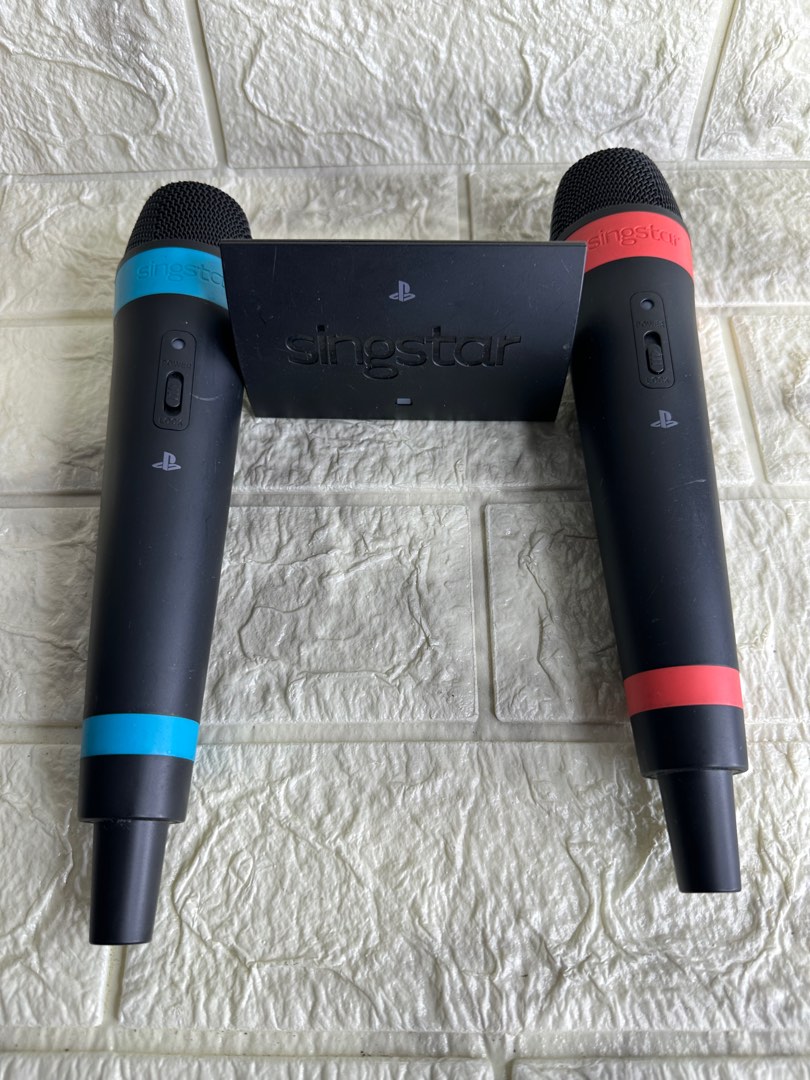 Singstar Wireless Microphones Set, Video Gaming, Video Game Consoles ...