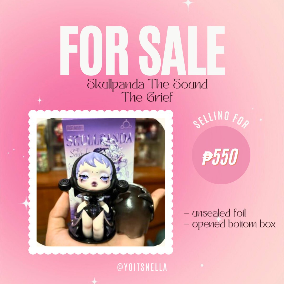 SKULLPANDA The Sound Figure - The Grief, Hobbies & Toys, Toys & Games ...