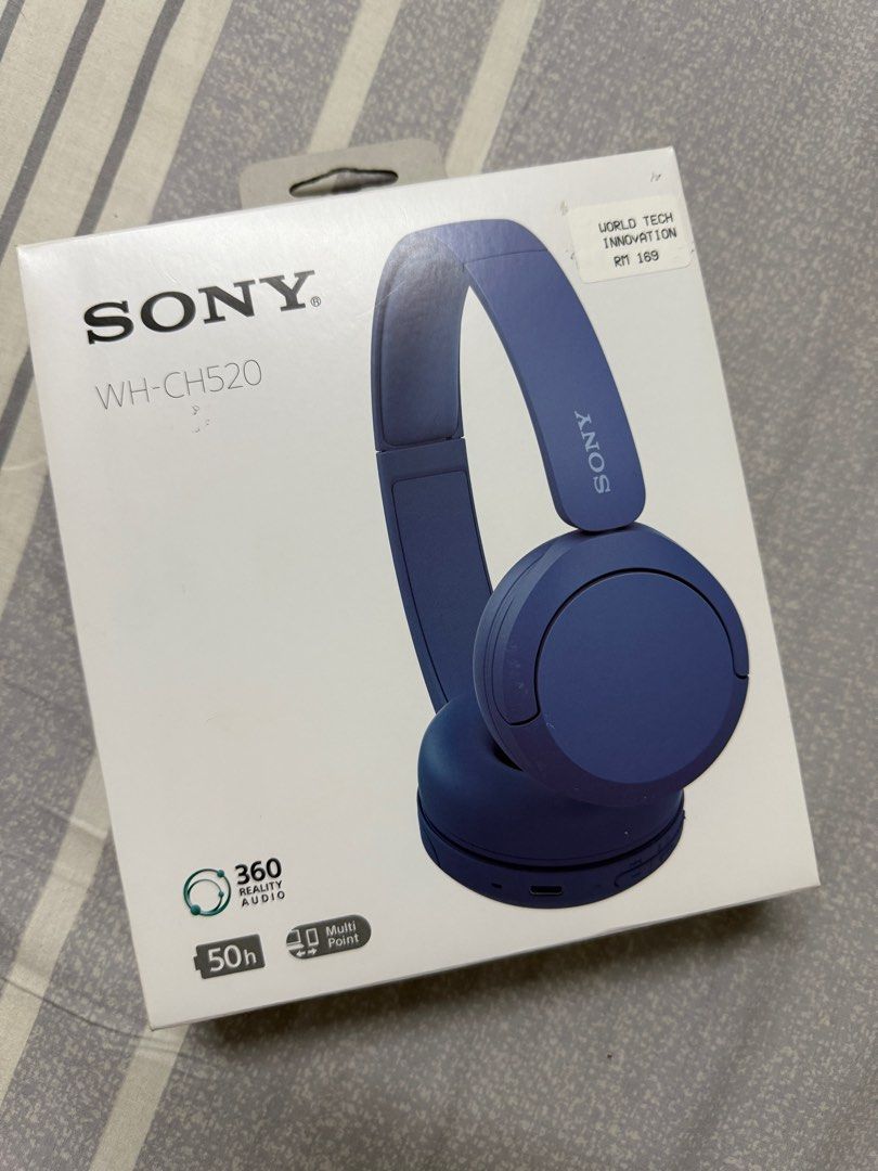 Sony wireless headset WH-CH520, Audio, Headphones & Headsets on Carousell