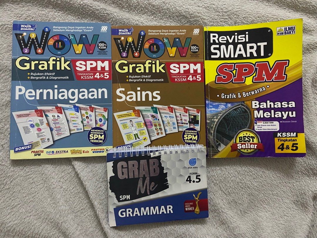 SPM student set buku rujukan perniagaan sains bahasa melayu bahasa ...