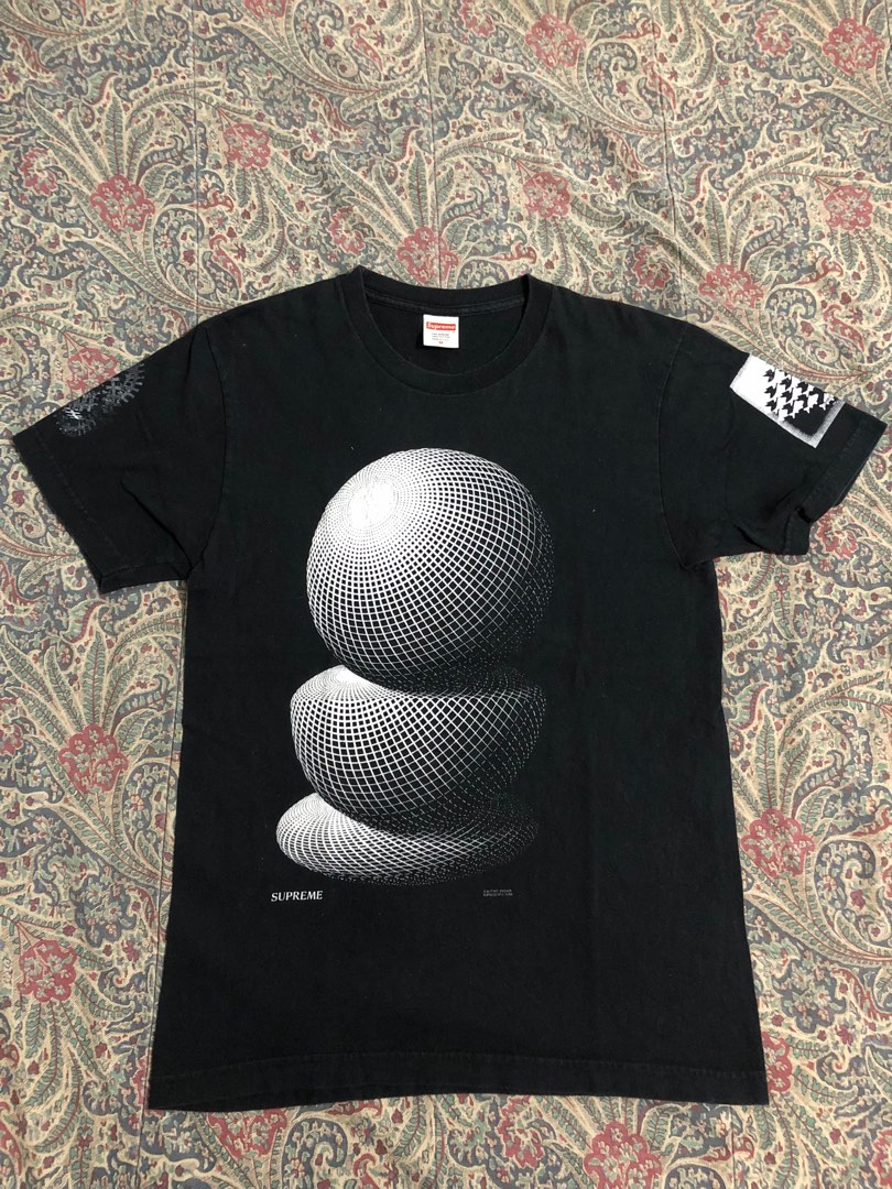 Supreme MC Escher Three Spheres Tee, Men's Fashion, Tops & Sets ...