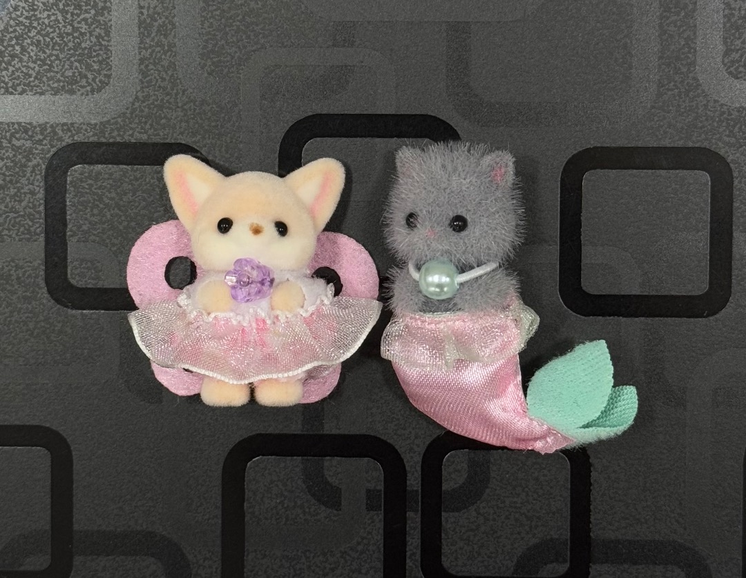 🔥sylvanian family persian mermaid and fennec fox fairy, Hobbies & Toys ...