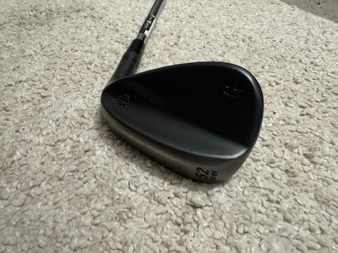 Taylormade 52 degree wedge MG3 Milled Grind 3 Black, Sports Equipment ...