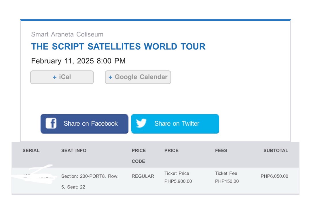 The Script Satellites World Tour Day 1, Tickets & Vouchers, Event ...