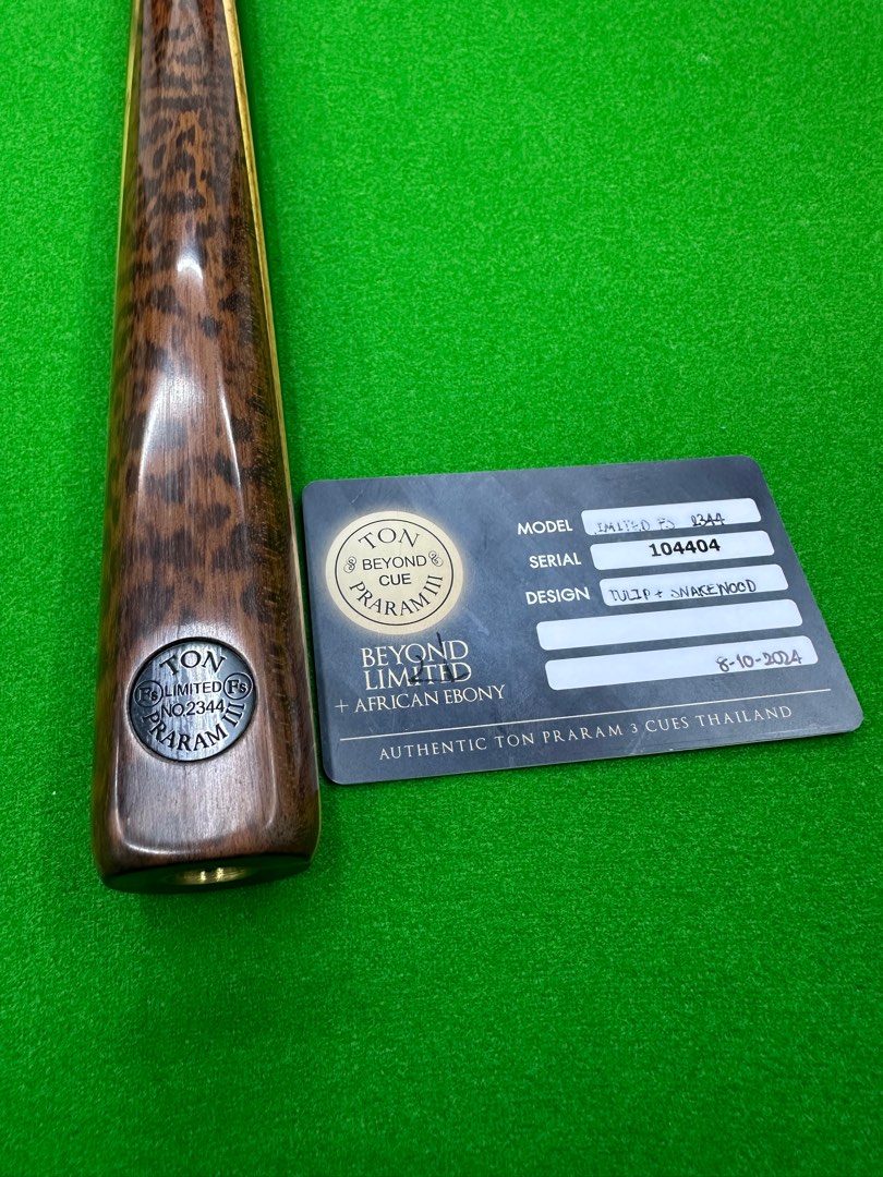 Ton Praram III Snooker Cues, Sports Equipment, Sports & Games ...