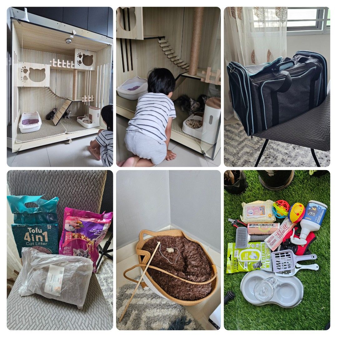 Villa, Food & Accessories Kucing Cat House Rumah Sangkar Cage #catvilla ...