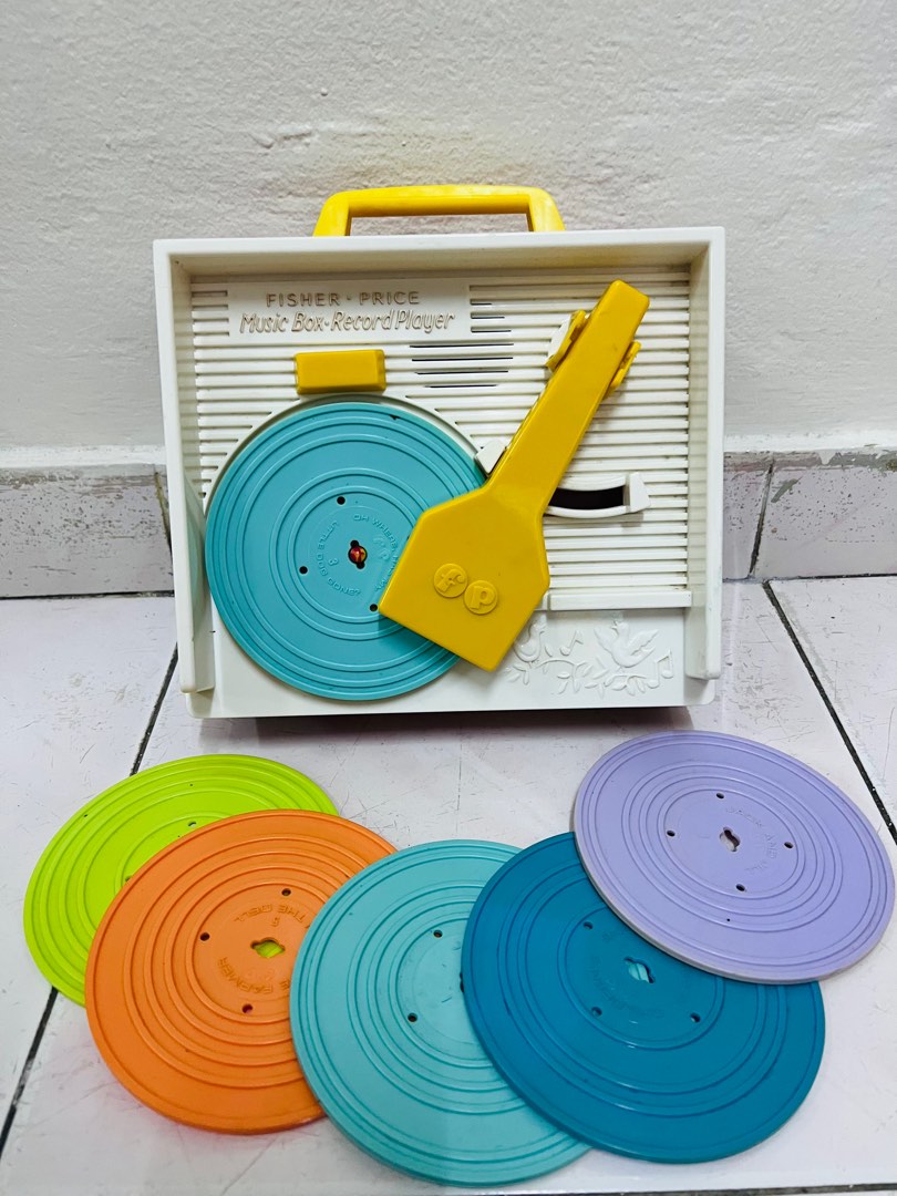 Vintage 1971 Fisher Price Classic Record Player, Hobbies & Toys, Toys & Games on Carousell