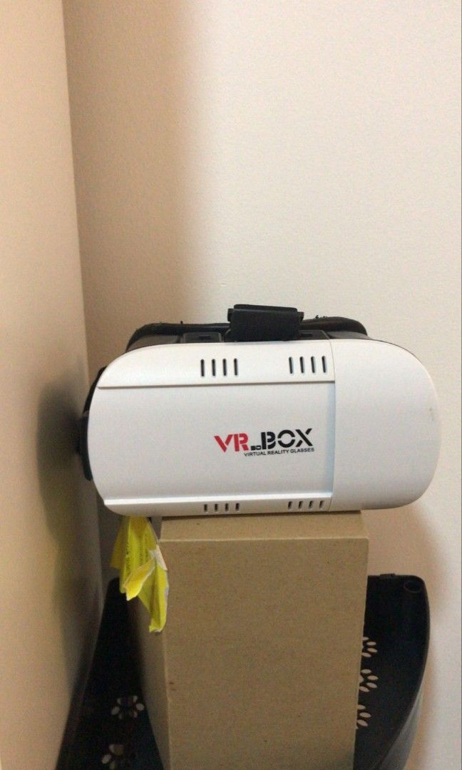 VR Box Virtual Reality 3D Glass for 3D Games and 3D Movies, Black ...