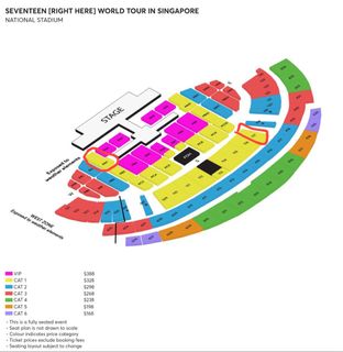 [WTS] 2 x CAT 3 svt concert tickets (WAYY BELOW COST PRICE!), Tickets ...