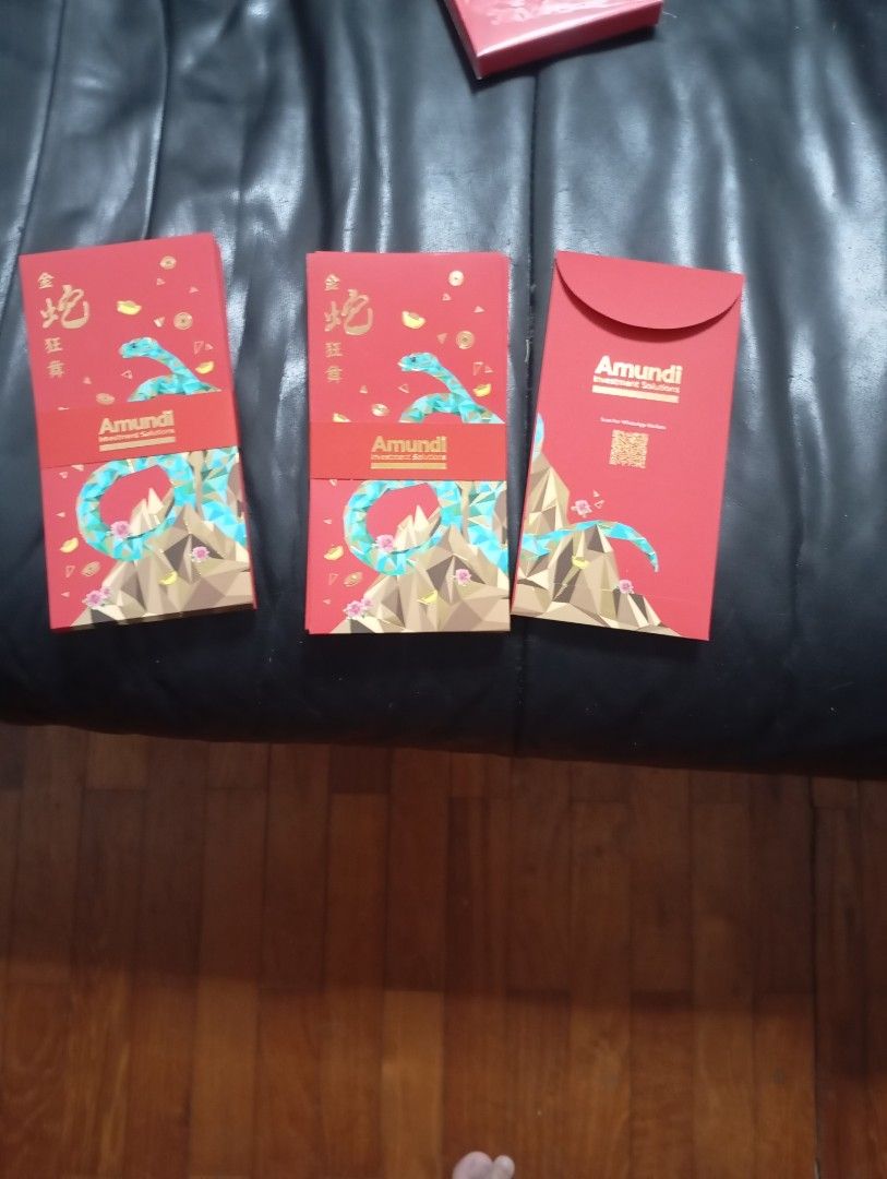 BN 2025 Snake CNY Chinese New Year red packet ang pow by Amundi Fund ...