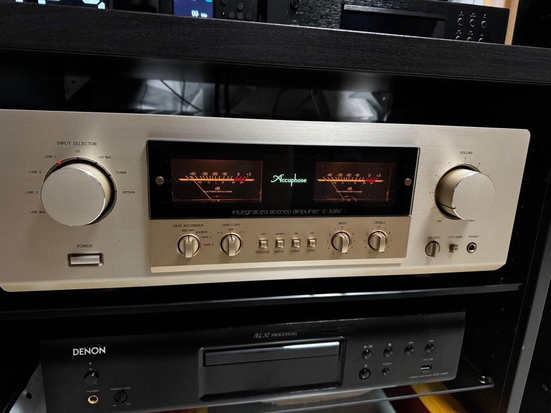 Accuphase 金嗓子 E-306V合併擴音機有盒齊配件, 音響器材, Soundbar、揚聲器、藍牙喇叭、耳擴 - Carousell