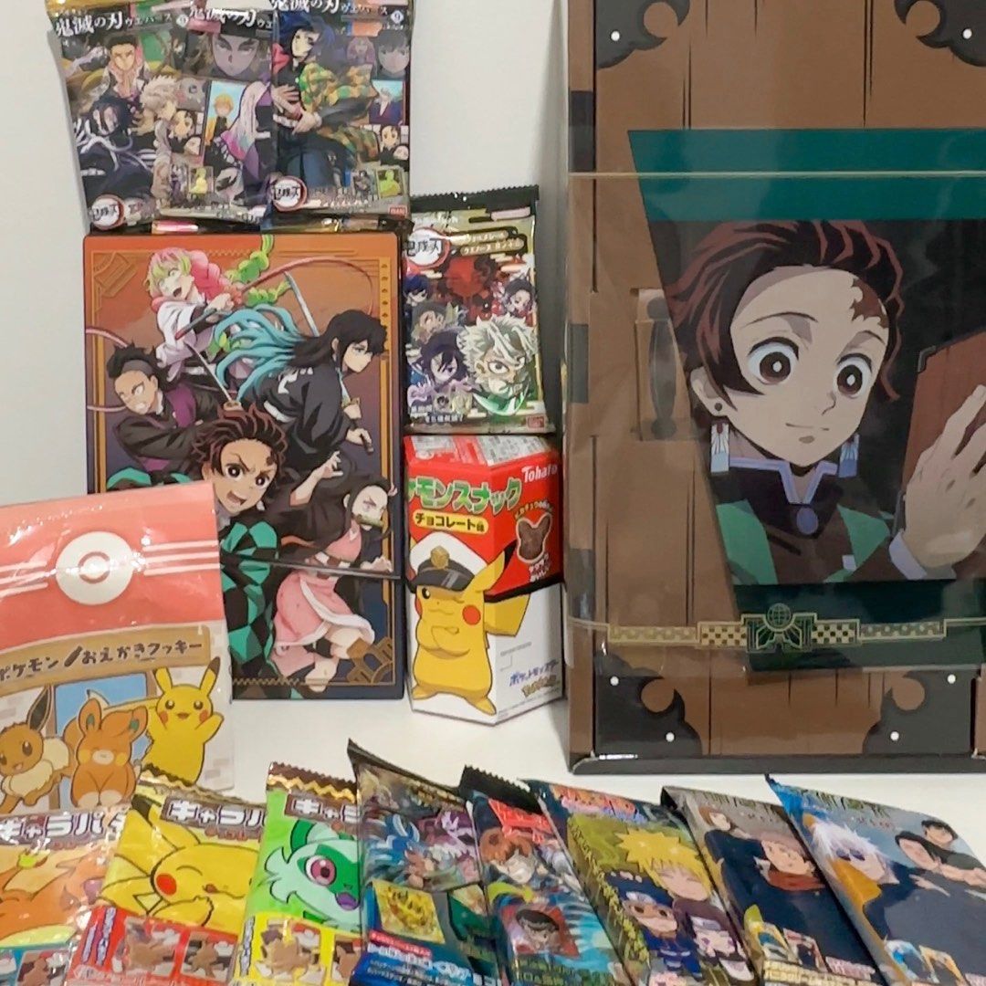 Bandai Wafer Card Jujutsu Kaisen Demon Slayer Naruto Pokemon Yu Yu ...
