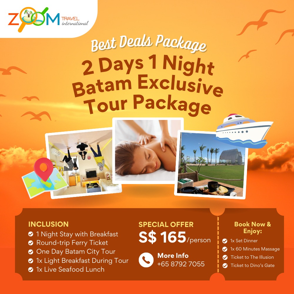 [Batam] 2D1N Batam Tour Package with 60 Minutes Massage & Dinner ...